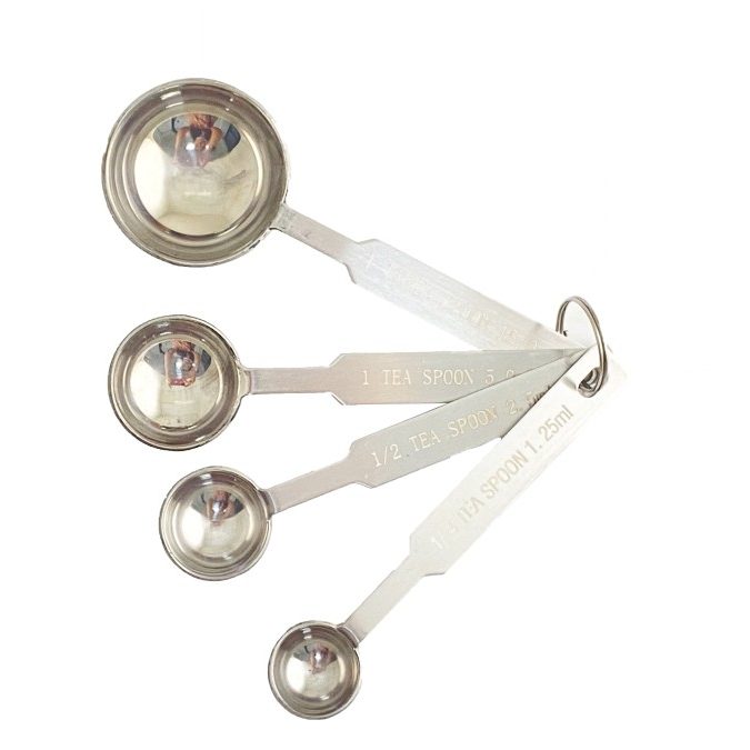 Stainless Steel Measuring Spoon 4 Pcs/Set | TOKO ELMANNA