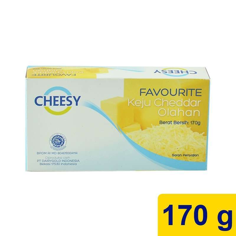 Promo Keju Cheesy Favourite Cheddar Cheese 170 gram Beli 2 Bonus 1 ...