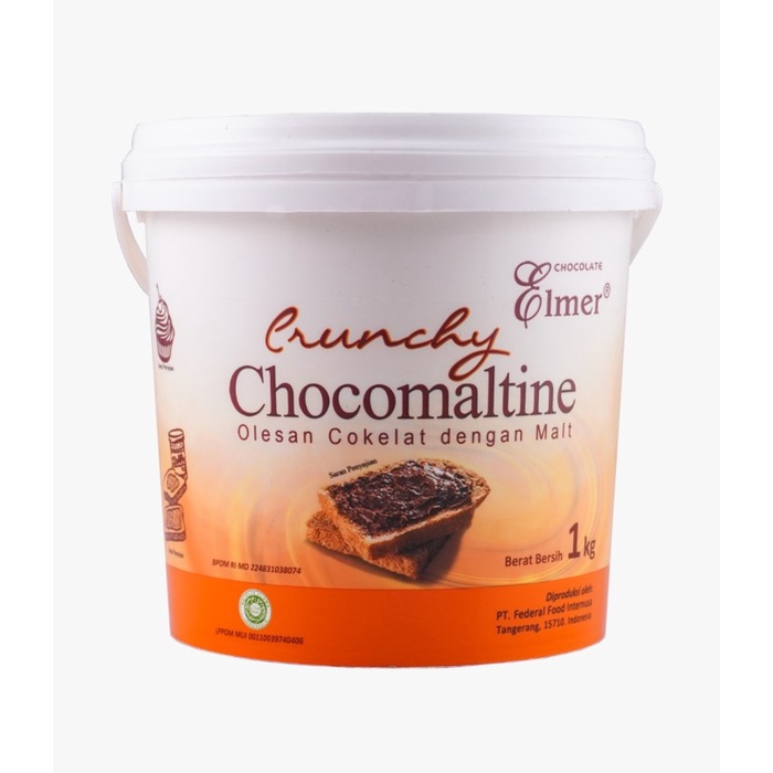 Elmer Crunchy Chocomaltine 1 Kg | TOKO ELMANNA